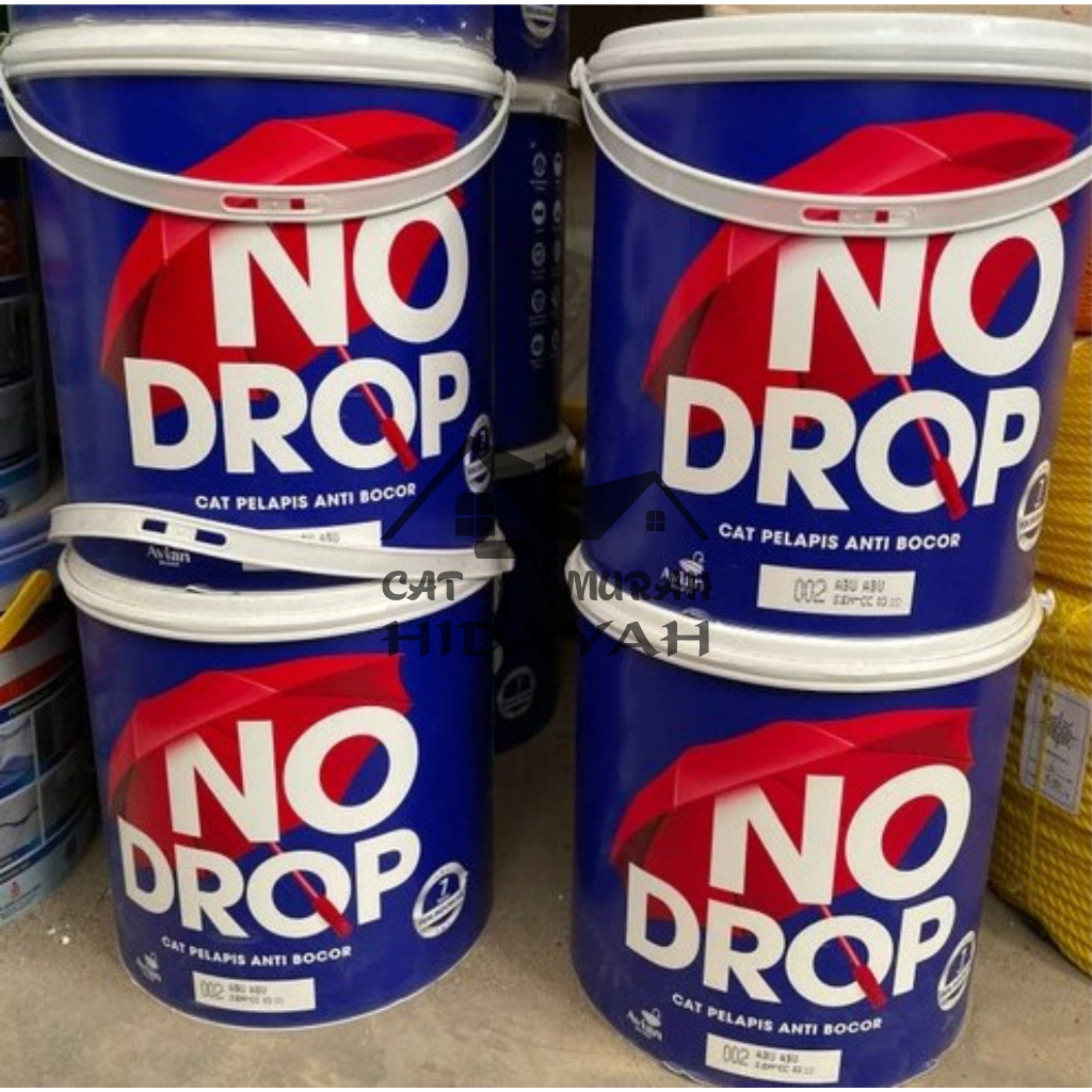Jual CAT TEMBOK NO DROP 4 Kg CAT TEMBOK DINDING RUMAH PELAPIS ANTI BOCOR WATERPROOF | Shopee ...