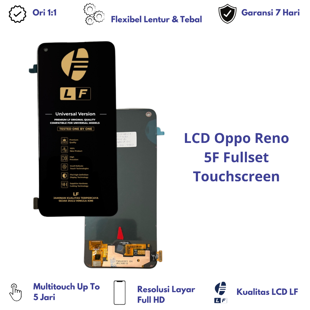 Jual (GARANSI LEM) LCD Oppo Reno 5F / 7z / A95 / A74 4G / 8 Pro Fullset ...