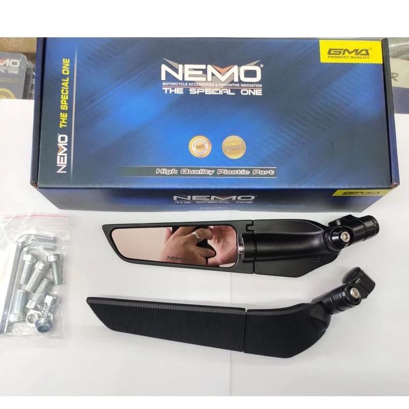 Jual SPION WINGLET NEMO 1367 - B UNIVERSAL SEMUA MOTOR | Shopee Indonesia