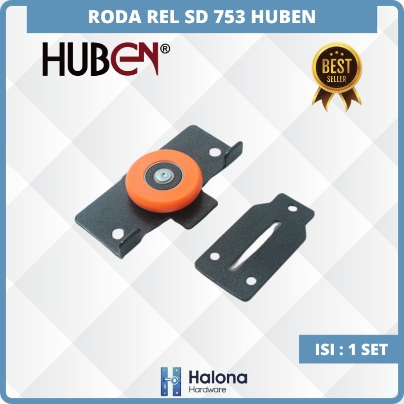Jual Roda Rel Pintu Sliding SD 753 Huben Roda Lemari Geser Set | Shopee ...