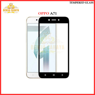 Jual TEMPERED GLASS OPPO A71 PUTIH HITAM FULL LEM FULL COVER 9D ANTI GORES KACA | Shopee Indonesia