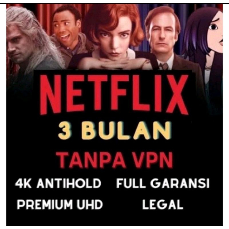 Jual Netflix 4k UHD Garansi 1 bulan | Shopee Indonesia