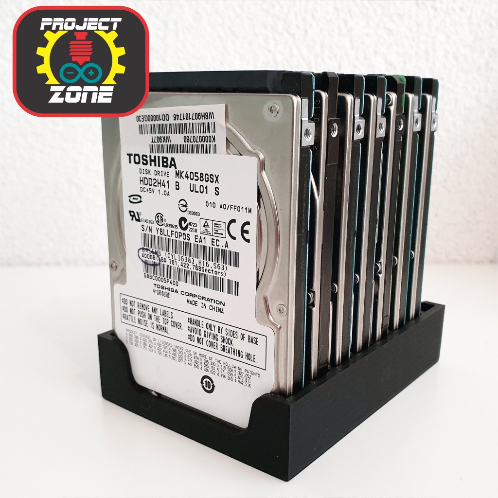 Jual Storage Holder Rak HDD Harddisk 2.5 inch 4 6 8 10 Slot | Shopee ...