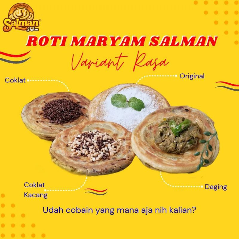 Jual roti maryam Salman varian rasa per biji | Shopee Indonesia