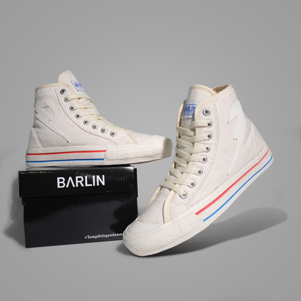 Jual Sepatu Sneakers Original Barlin Pria Wanita - High Off White ...