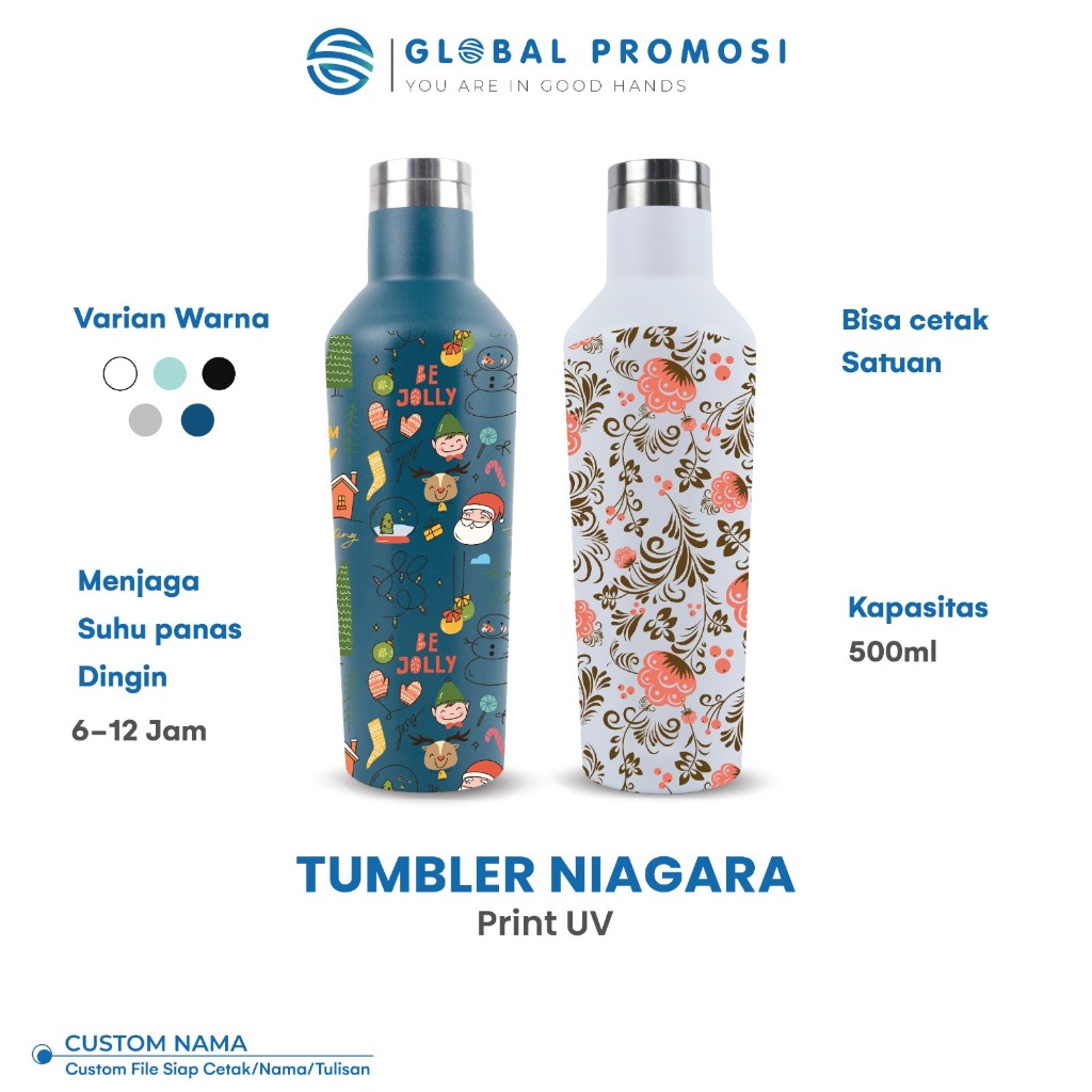 Jual Tumbler Custom Viral Stainless Cetak Uv Print Souvenir/Promosi Murah Cetak Nama/Logo ...