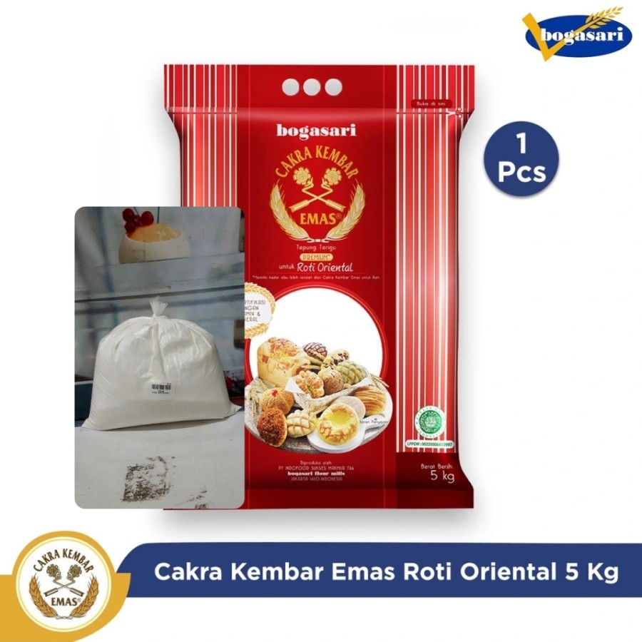 Jual CAKRA KEMBAR EMAS (CKE) ORIENTAL ECER 1KG TEPUNG PROTEIN TINGGI ...