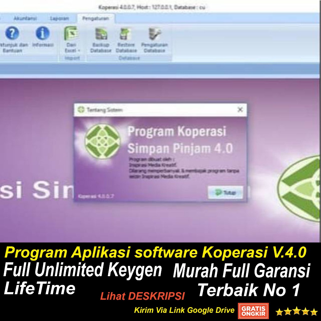 Jual Program aplikasi software Koperasi V.4.0 Full Unlimited Keygen ...