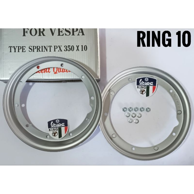 Jual velg vespa ring 10 merk EAL velg besi vespa sprint px excel ...