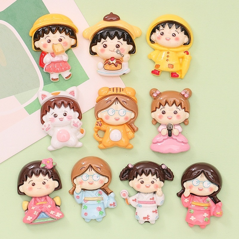 Jual Clay Plastik Gadis Cantik Mini Karakter Yadoo Karakter Lucu Hiasan ...