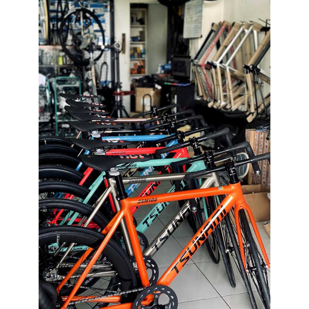Jual Paket Rakitan Sepeda Fixie Tsunami SNM100 New | Shopee Indonesia