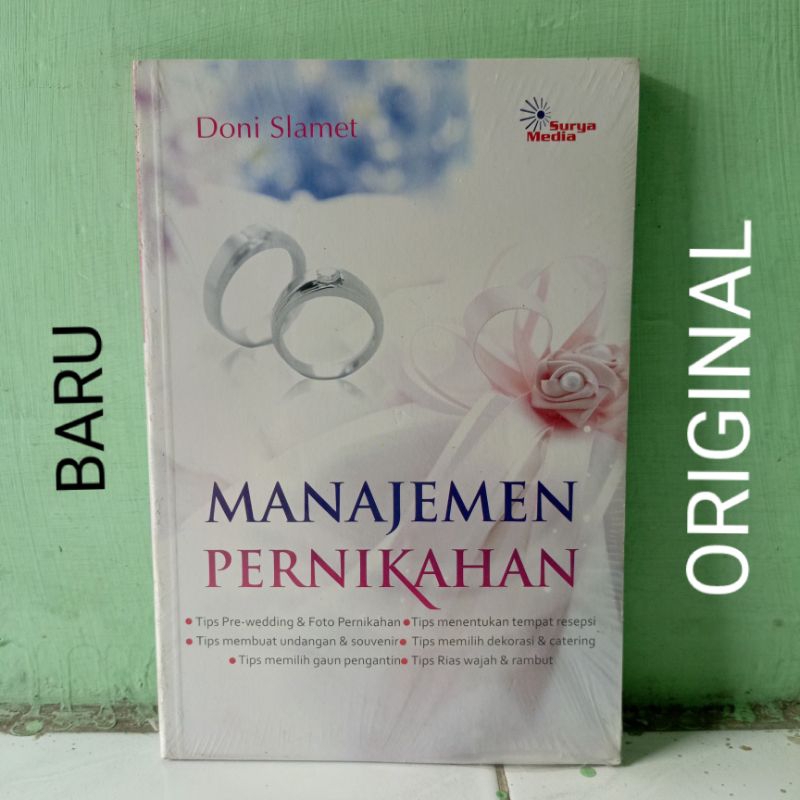 Jual Buku Manajemen Pernikahan Tips Pre Wedding Membuat Undangan dan ...