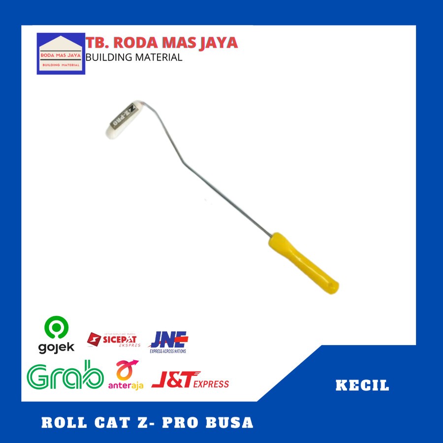 Jual Roll cat kecil/Rol cat tembok/Roll cat besar/rol cat busa/Rol cat ...