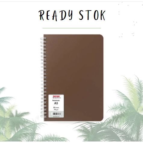 Jual NOTEBOOK NB-690 (A5) BROWN JOYKO / NOTEBOOK A5 COKLAT / NB-690 ...