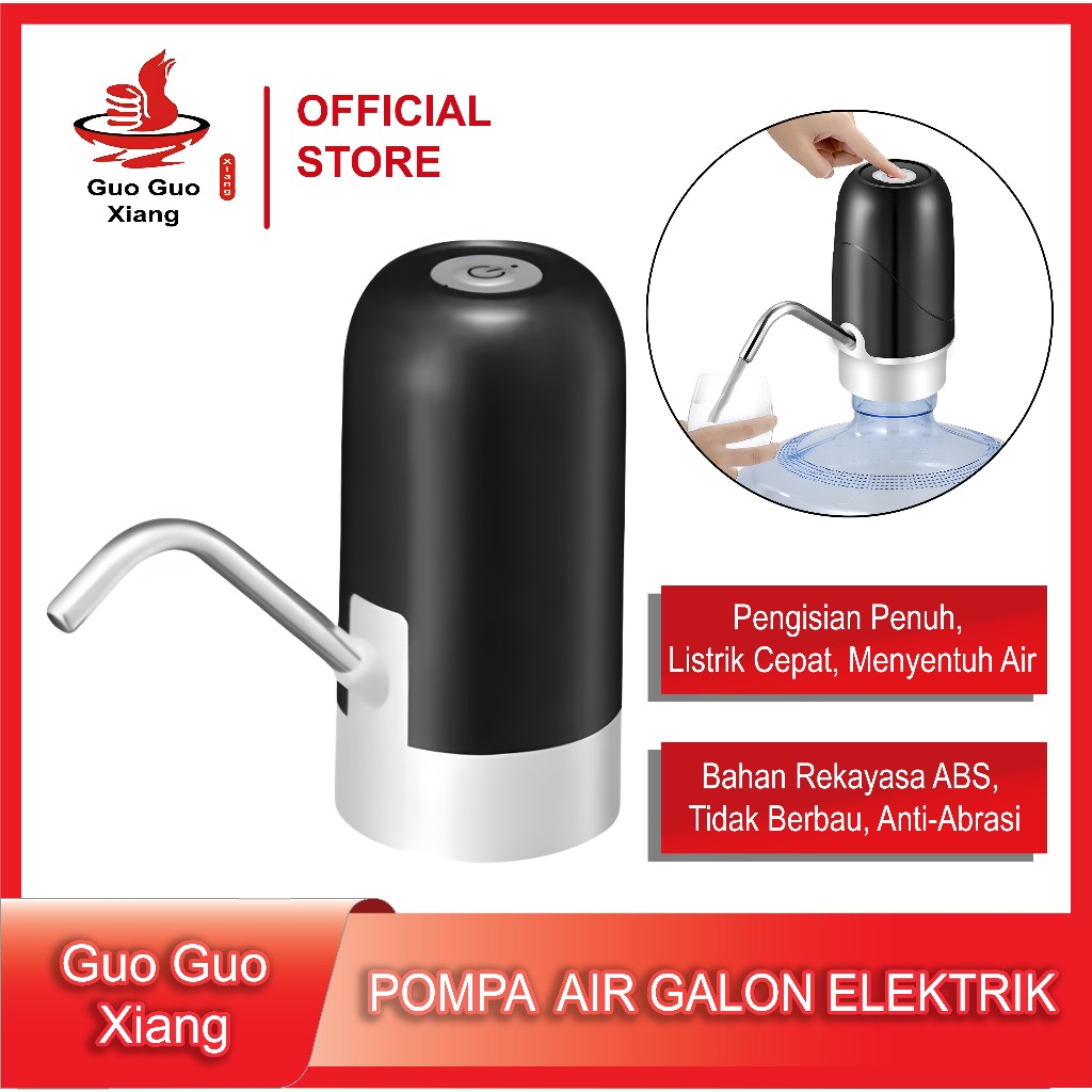 Jual Pompa Air galon Elektrik Listrik Portable Water Electric Pump ...