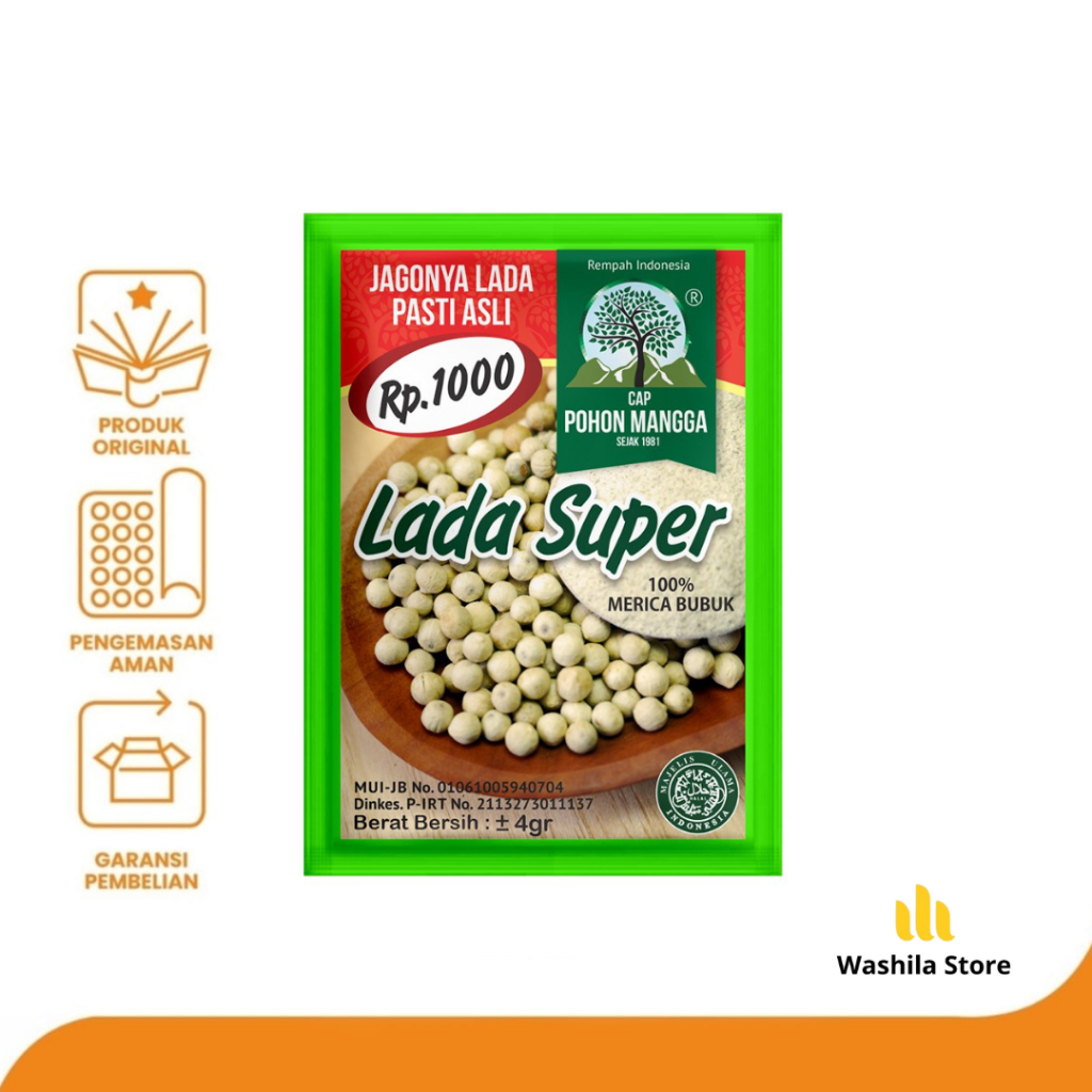 Jual RENCENG - Bumbu Masak LADA Super Bubuk Merica White Pepper Instan ...