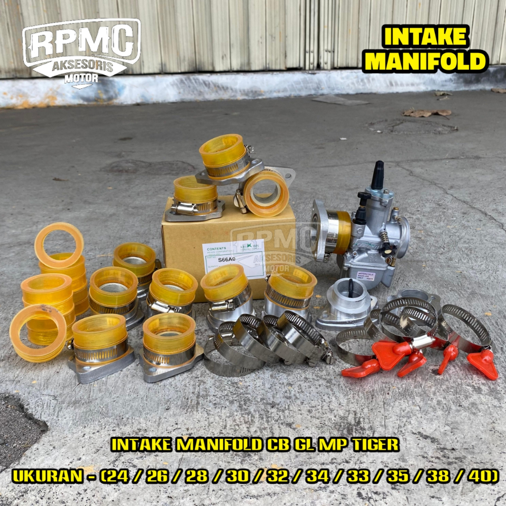 Jual MANIFOLD TEFLON PE 24 26 28 30 32 34 33 35 38 40 TIGER INTAKE ...
