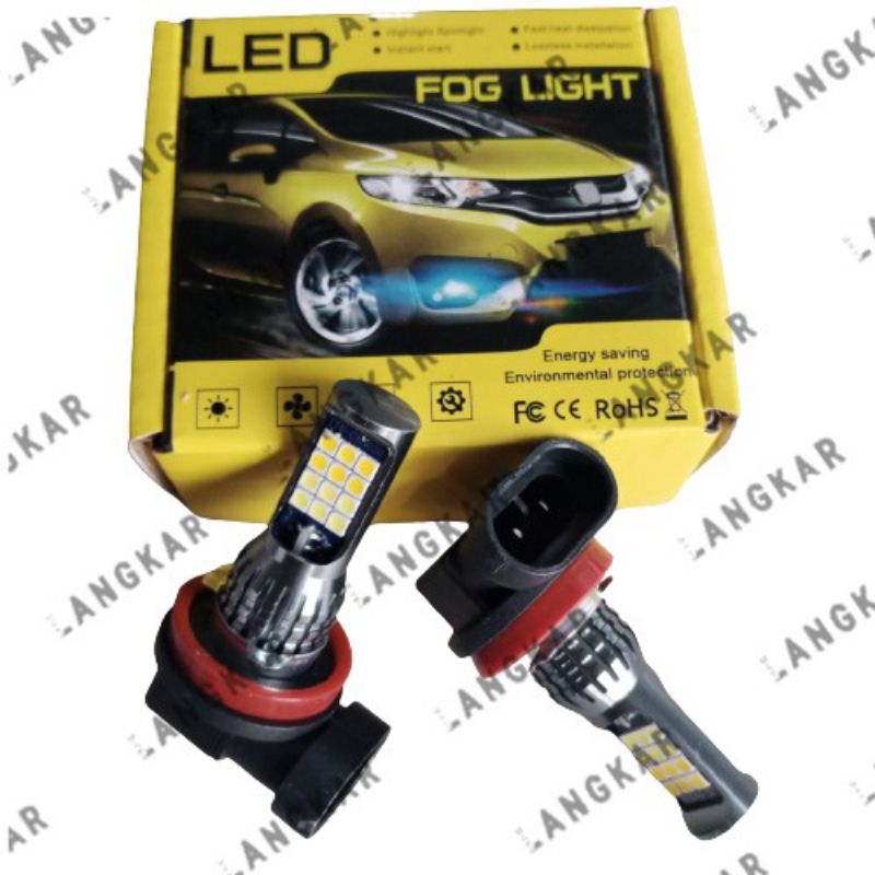Jual H11 H16 2Warna Putih Kuning 12V 1Set(Sepasang) Lampu Foglamp | Shopee Indonesia