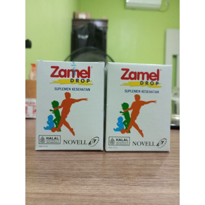 Jual ZAMEL DROP 16ML HALAL / SUPLEMEN KESEHATAN | Shopee Indonesia