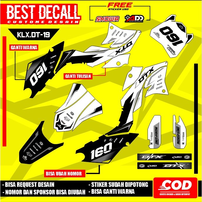 Jual STIKER DECAL KAWASAKI DTRACKER FULLBODY DEKAL KEREN DEKAL KEKINIAN ...