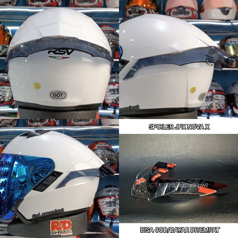 Jual Spoiler semua tipe helm kyt - ink - njs- nhk - zeus - akrilik ...