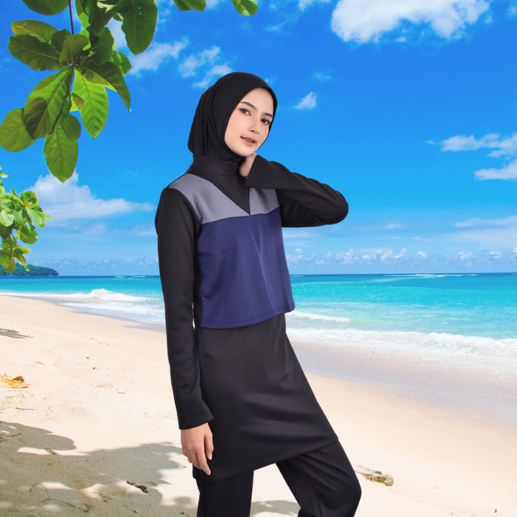Jual Nadine SET, Baju Renang Muslimah, Baju Renang Muslim, Baju Renang ...