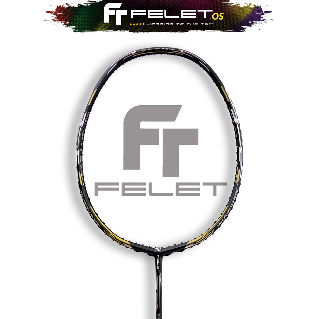 Jual FELET WOVEN TJ POWER VERSION 2 BADMINTON RACKET 3U/4U MAX TENSION ...