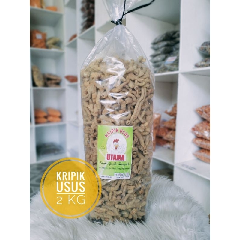 Jual kripik usus 1 bal (2kg) | Shopee Indonesia