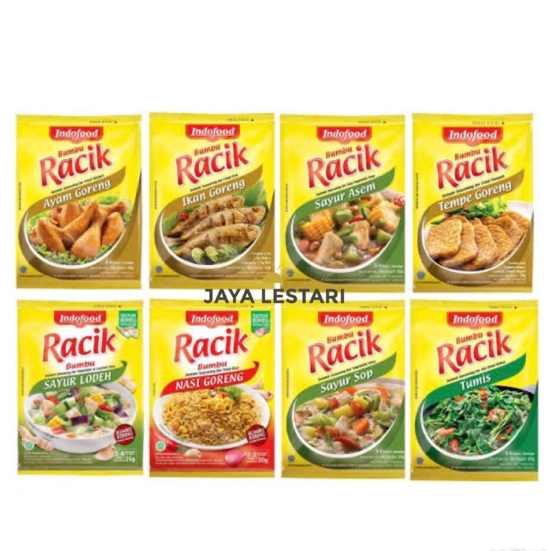 Jual Indofood Bumbu Racik (6 Varian) (20g) | Shopee Indonesia