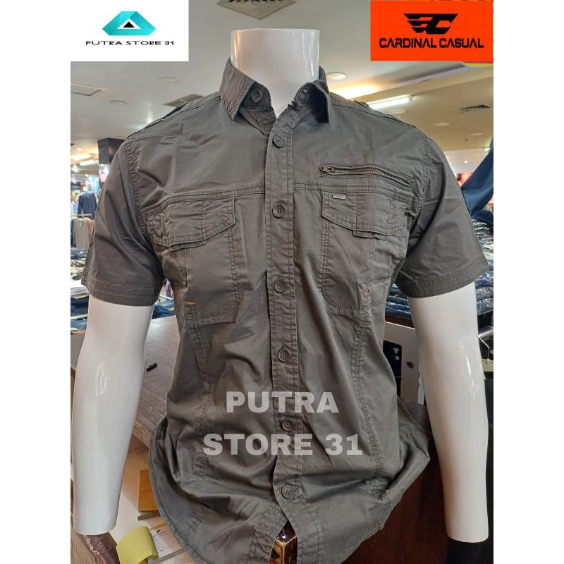 Jual (TERBARU) KEMEJA CARDINAL ORIGINAL PREMIUM QUALITY ABU | Shopee ...