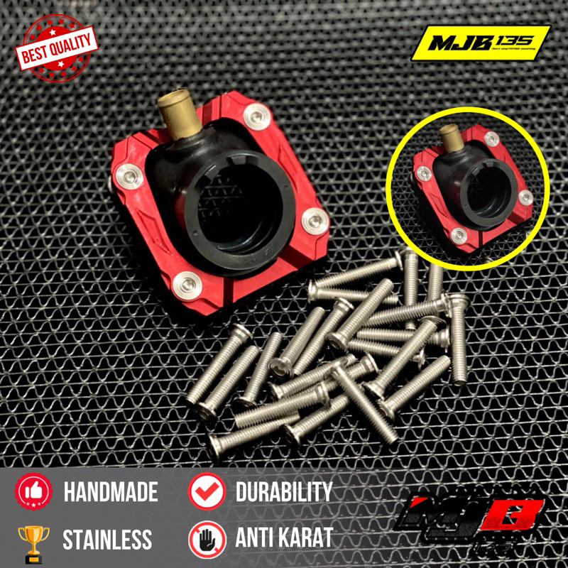 Jual BAUT BAUD L STAINLESS M6X30 DRAT 10 PANJANG 3 CM BAUD INTEK ...