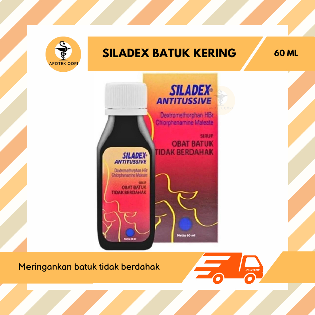 Jual SILADEX ANTITUSIF 60 ML/BATUK KERING/SILADEX MERAH | Shopee Indonesia