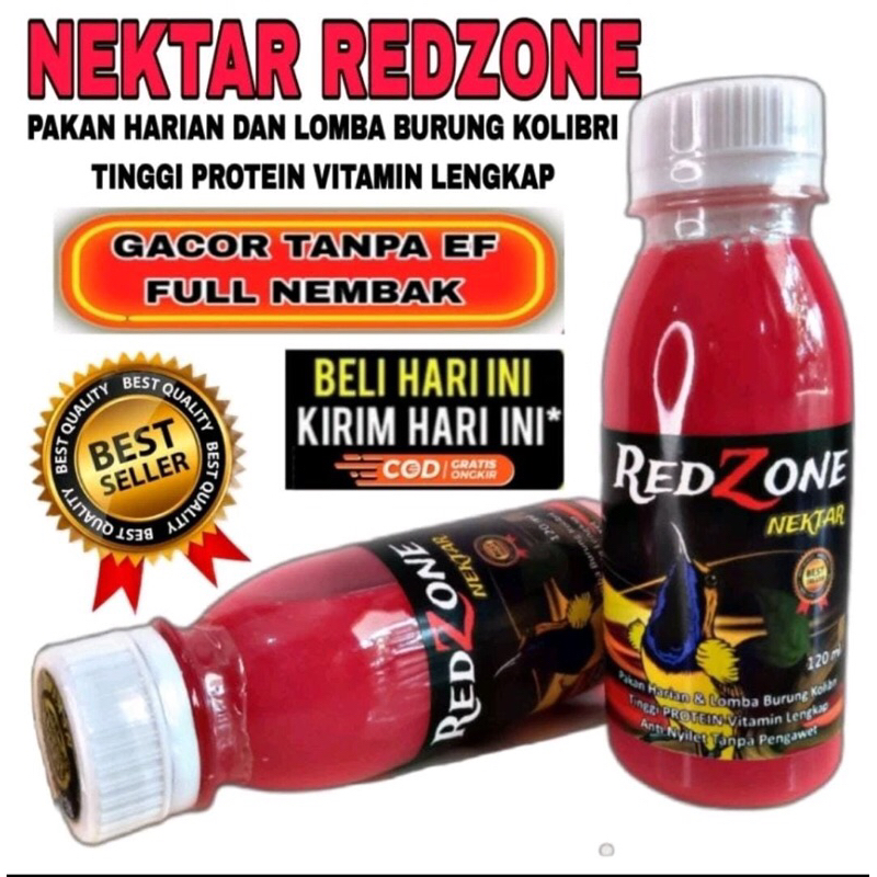 Jual NEKTAR REDZONE - PAKAN HARIAN BURUNG SOGON, KOLIBRI , PLECI | Shopee Indonesia
