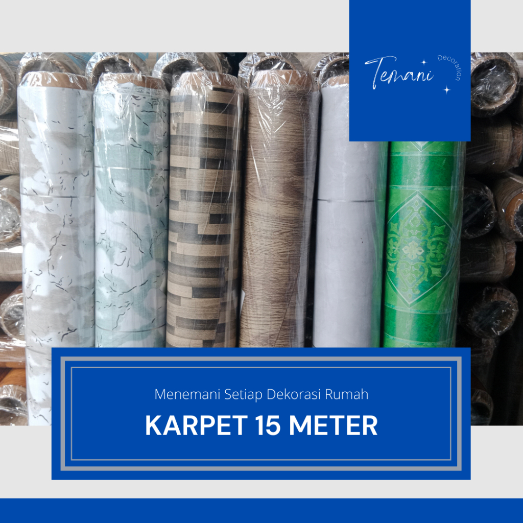 Jual Karpet Lantai Roll Motif Kayu 15 Meter Lebar 1.2 Meter | Shopee ...