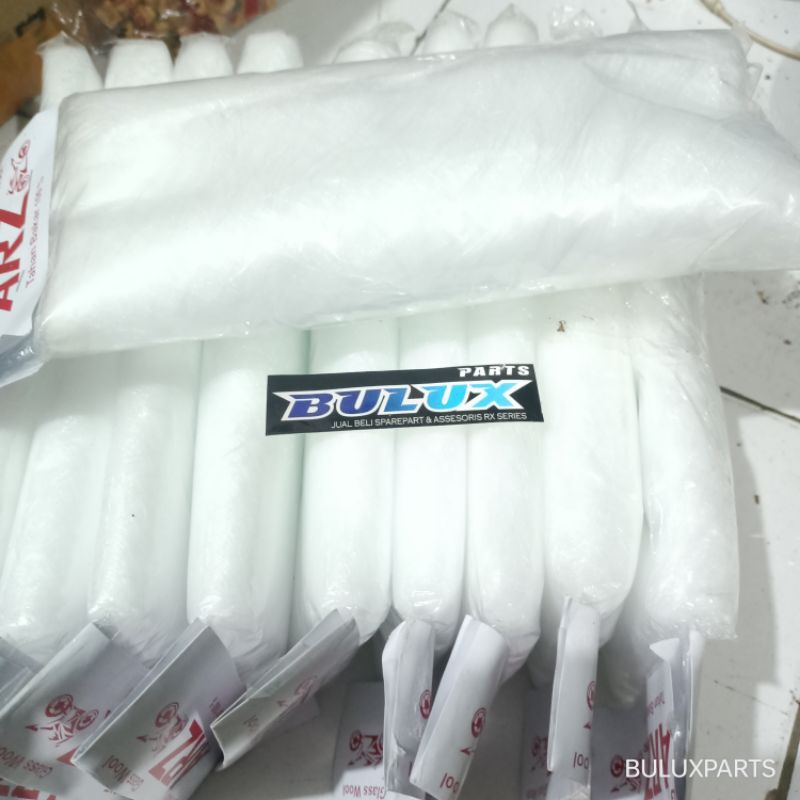 Jual GLASSWOOL GASBUL GASPUL PEREDAM KNALPOT ANTI PANAS BAKAR | Shopee ...