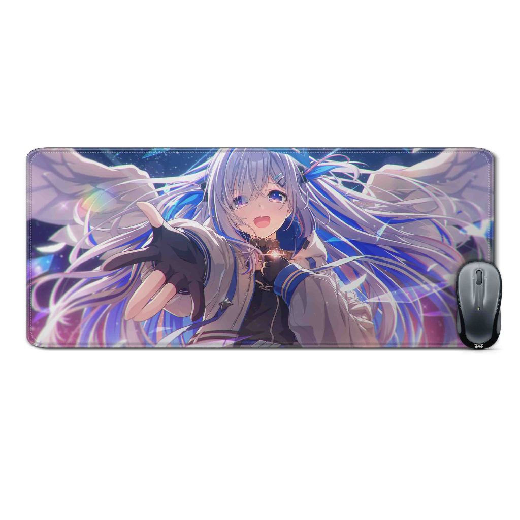 Jual Deskmat mousepad extended anime vtuber AMANE KANATA WING - HOLO JP ...