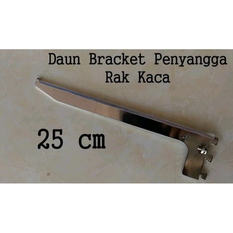 Jual Daun Bracket Kaca / Bracket Kaca / Siku Braket Besi Penyangga Rak ...