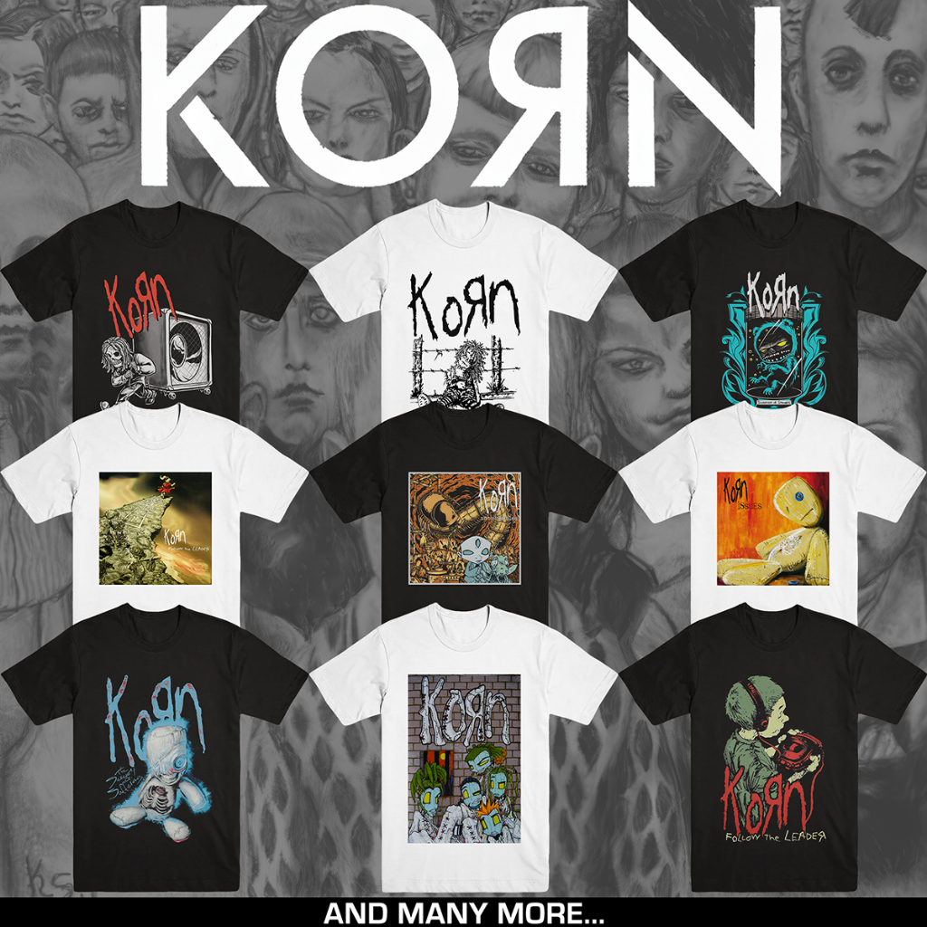 Jual KORN | T-SHIRT BAND | NU METAL | MERCHANDISE | Shopee Indonesia