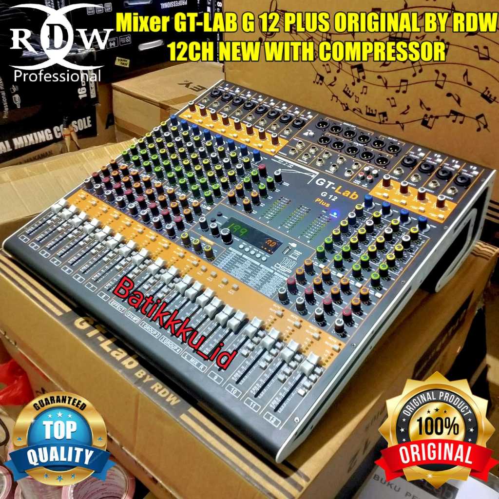 Jual Mixer RDW GT LAB G12 PLUS G 12 PLUS GTLAB G12 G 12 12CH ORIGINAL ...