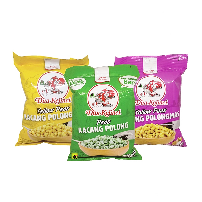 Jual Dua Kelinci - Snack KACANG POLONG - 60 gr | Shopee Indonesia