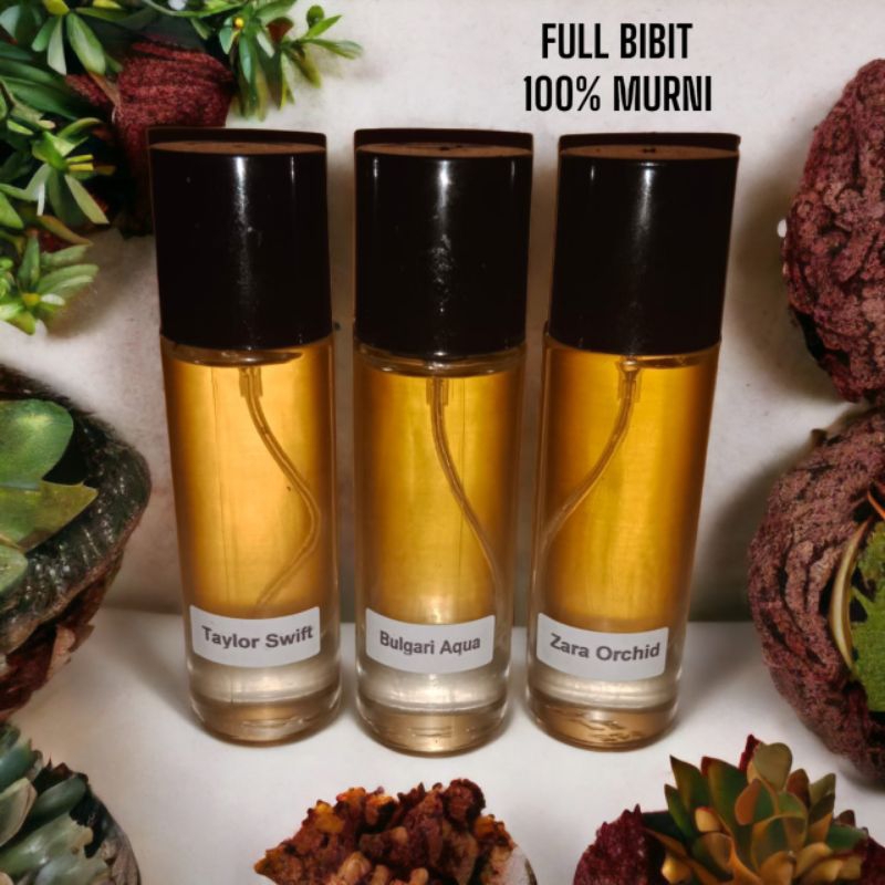 Jual Parfum Full Bibit Tanpa Campuran Murni 100% Ukuran 35ml | Shopee ...