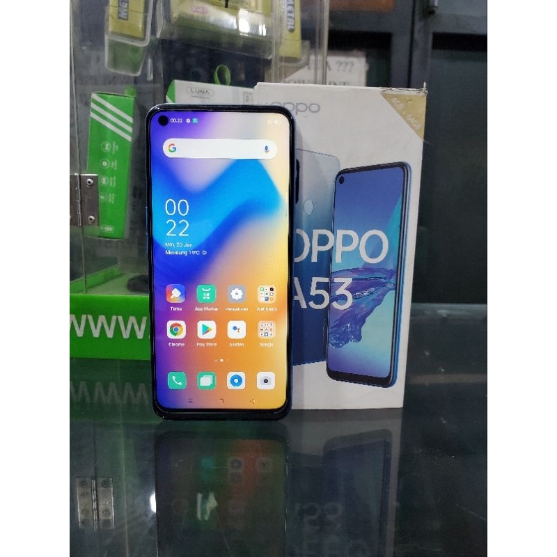 Jual OPPO A53 4/64 FULLSET (SECOND) | Shopee Indonesia