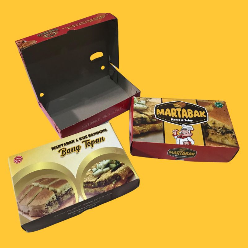 Jual [COD] Dus martabak CUSTOM / box martabak custom TEBAL TIDAK MLEYOT ...