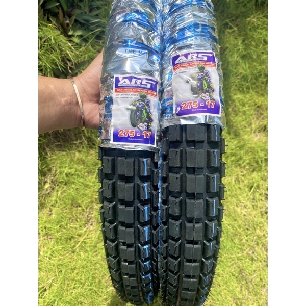 Jual PAKET HEMAT SEPASANG BAN MOTOR SEMI TRAIL RING 17 DEPAN BELAKANG ...