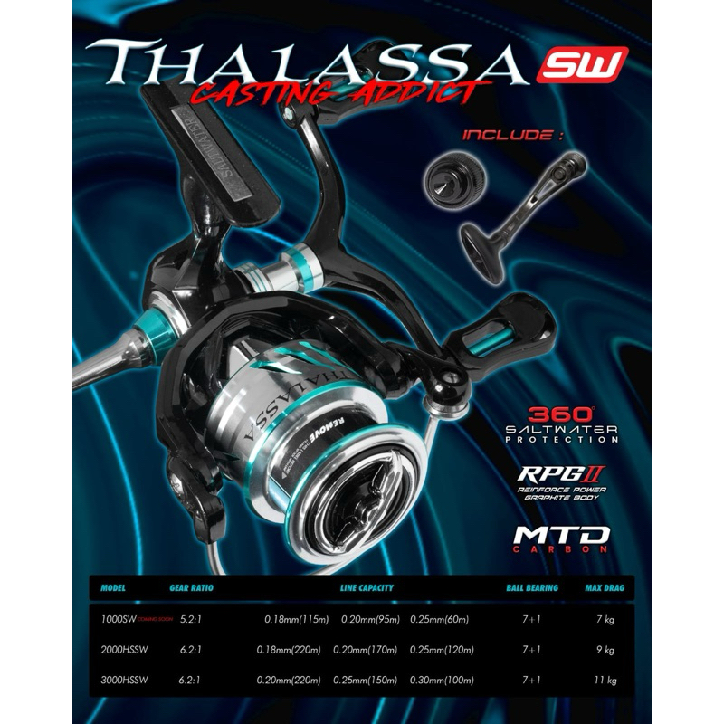 Jual Reel Daido Thalassa 1000-3000sw | Shopee Indonesia
