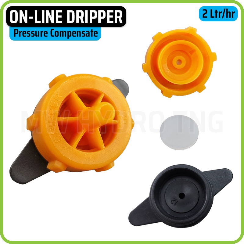 Jual Irigasi Tetes, On-Line Dripper / Drip Emitter, Pressure Compensate ...