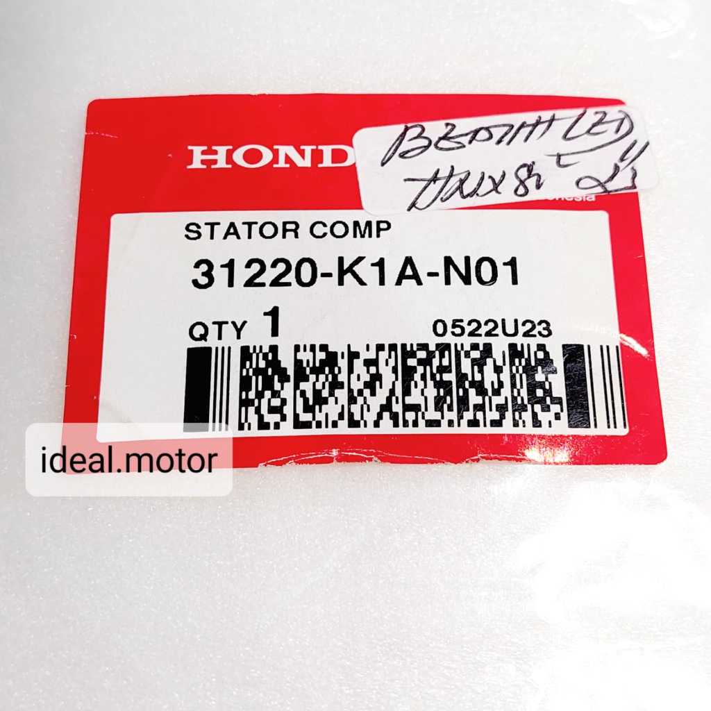 Jual spull Stator comp Beat LED K1A original AHM 31220 K1A N01 | Shopee ...