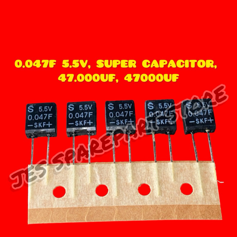 Jual 0.047F 5.5V, SUPER CAPACITOR, 47.000UF, 47000UF | Shopee Indonesia