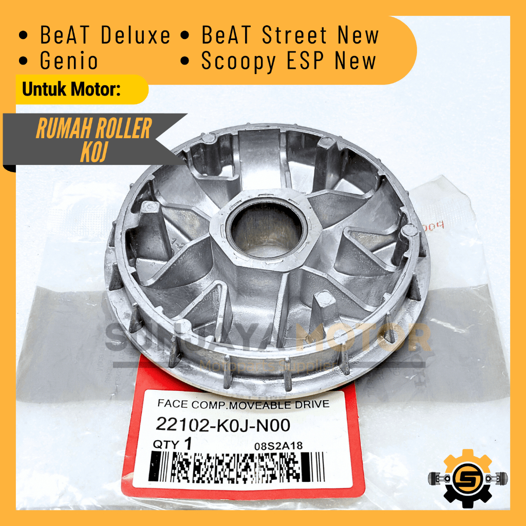 Jual Variator CVT K0J Rumah Roller Original Honda Beat Deluxe Genio Scoopy ESP New Beat Street ...