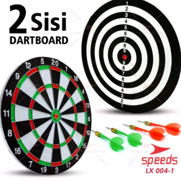 Jual DART GAME SIZE 12 inch / Papan Dart Board Kecil Ukuran 30 cm ...